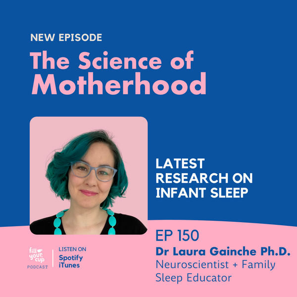 Ep 150. Dr Laura Gainche - Latest Research on Infant Sleep - Fill Your Cup